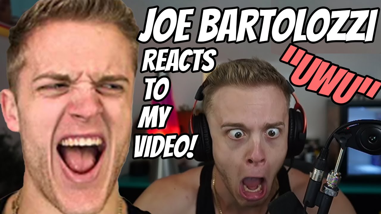 Joe Bartolozzi Reacts To My Video Funny Youtube