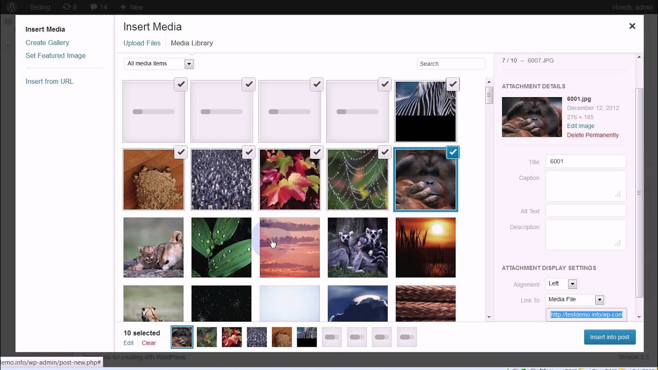 Wordpress Gallery How To Insert A Photo Gallery Into A Wordpress Post