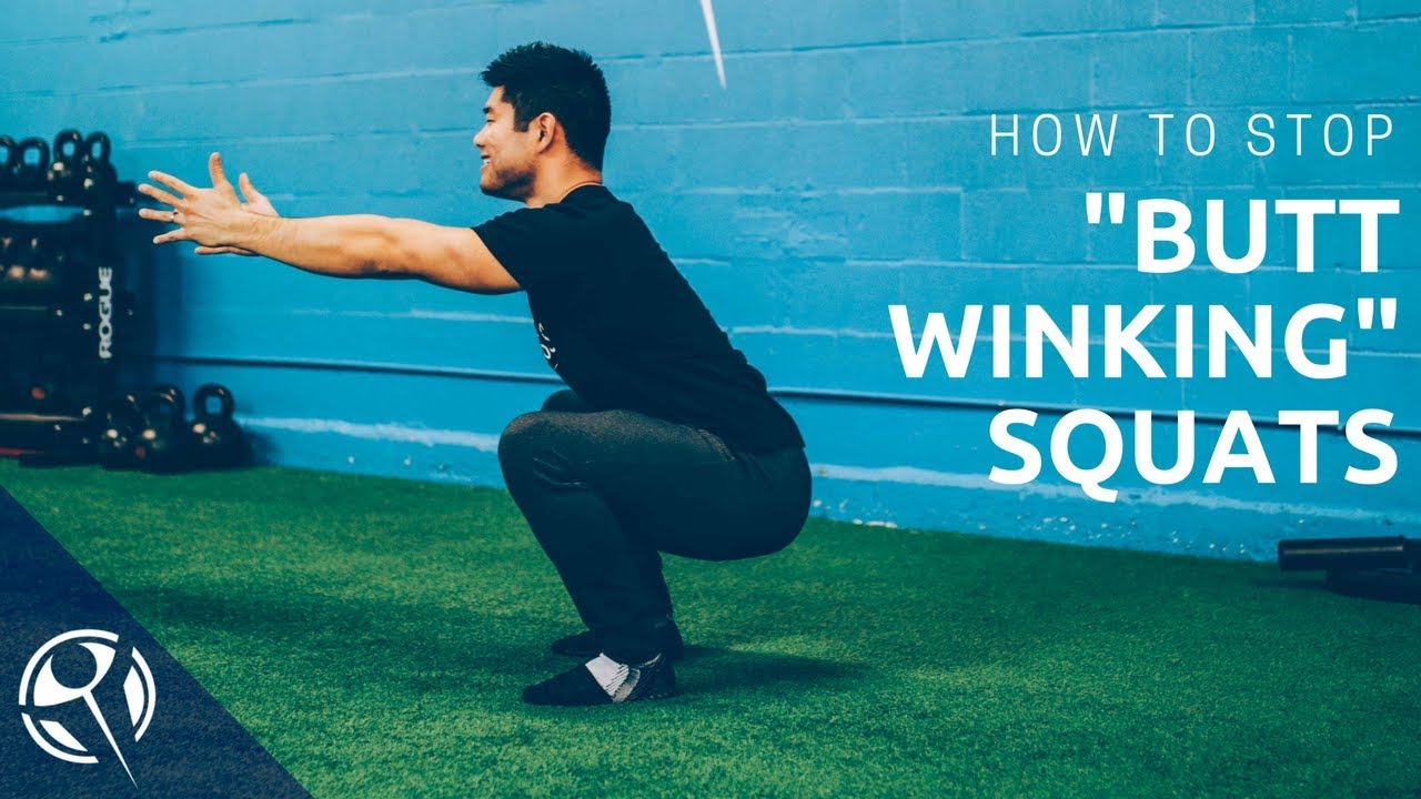 How To Stop Butt Winking During Squats Youtube