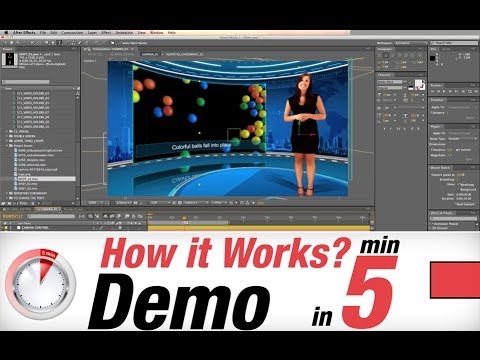 The Virtual Studio 2 After Effects Template Tutorial Bluefx