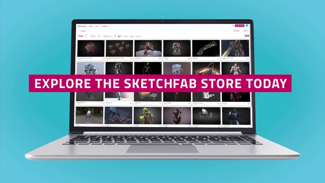 Introducing The Sketchfab Store Youtube