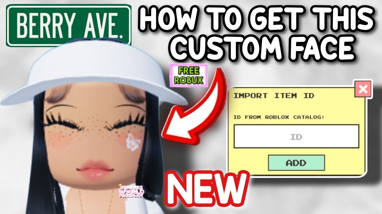New How To Make A Custom Face In Berry Avenue ёяшпёядй Youtube