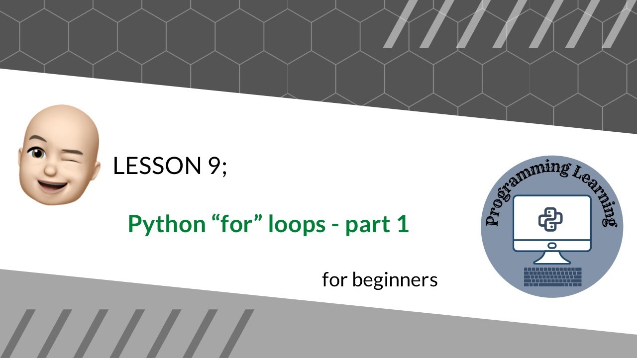 8 Python For Loops Part1 Youtube