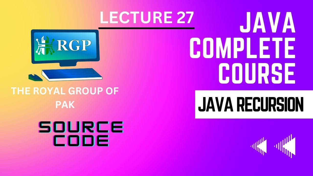 Java Lecture 27 Recursion Understanding Recursion In Java The Royal