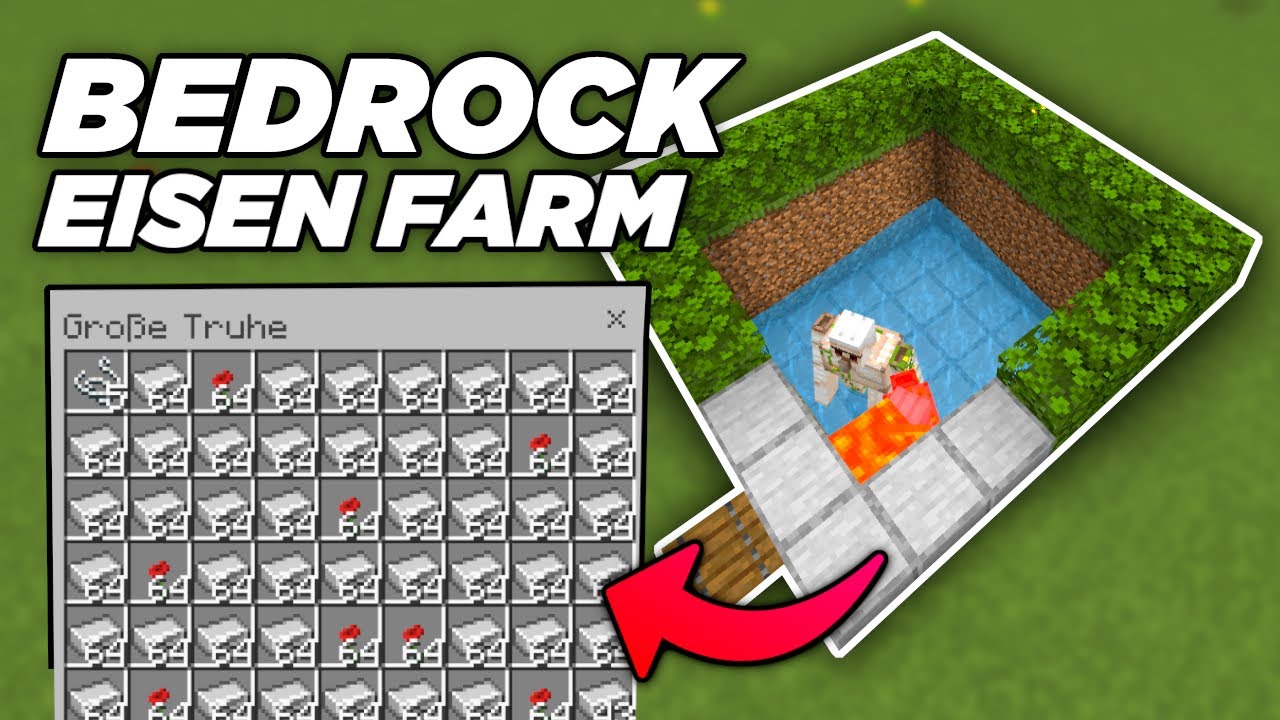 Einfaches Eisen Farm Tutorial Minecraft Bedrock 1 20 Hshcq