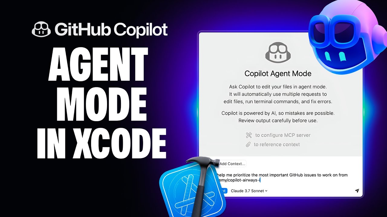 Copilot Agent Mode Is Now Available In Github Copilot For Xcode Youtube