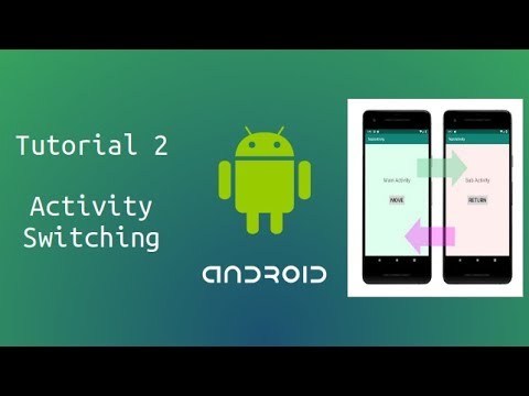 Android Tutorial 2 Switch Between Two Activities Intents Pages Youtube