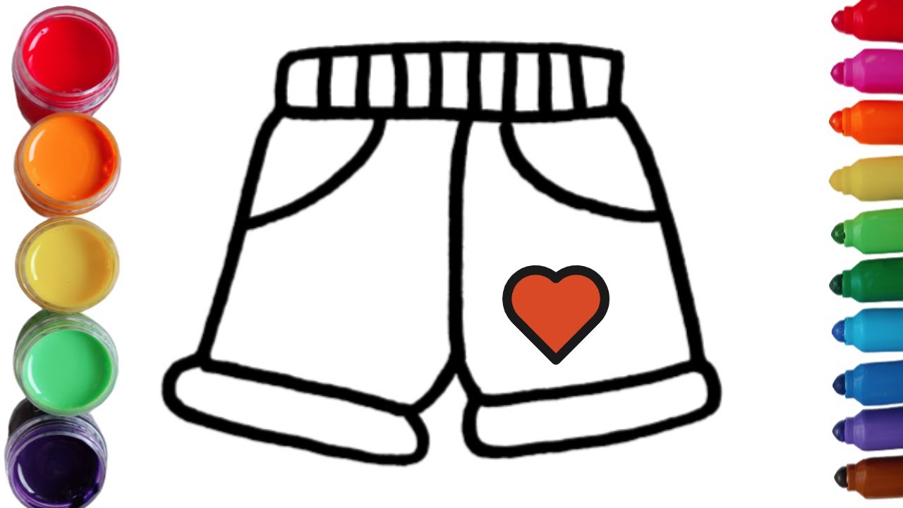 Shorts Coloring Pages 2025