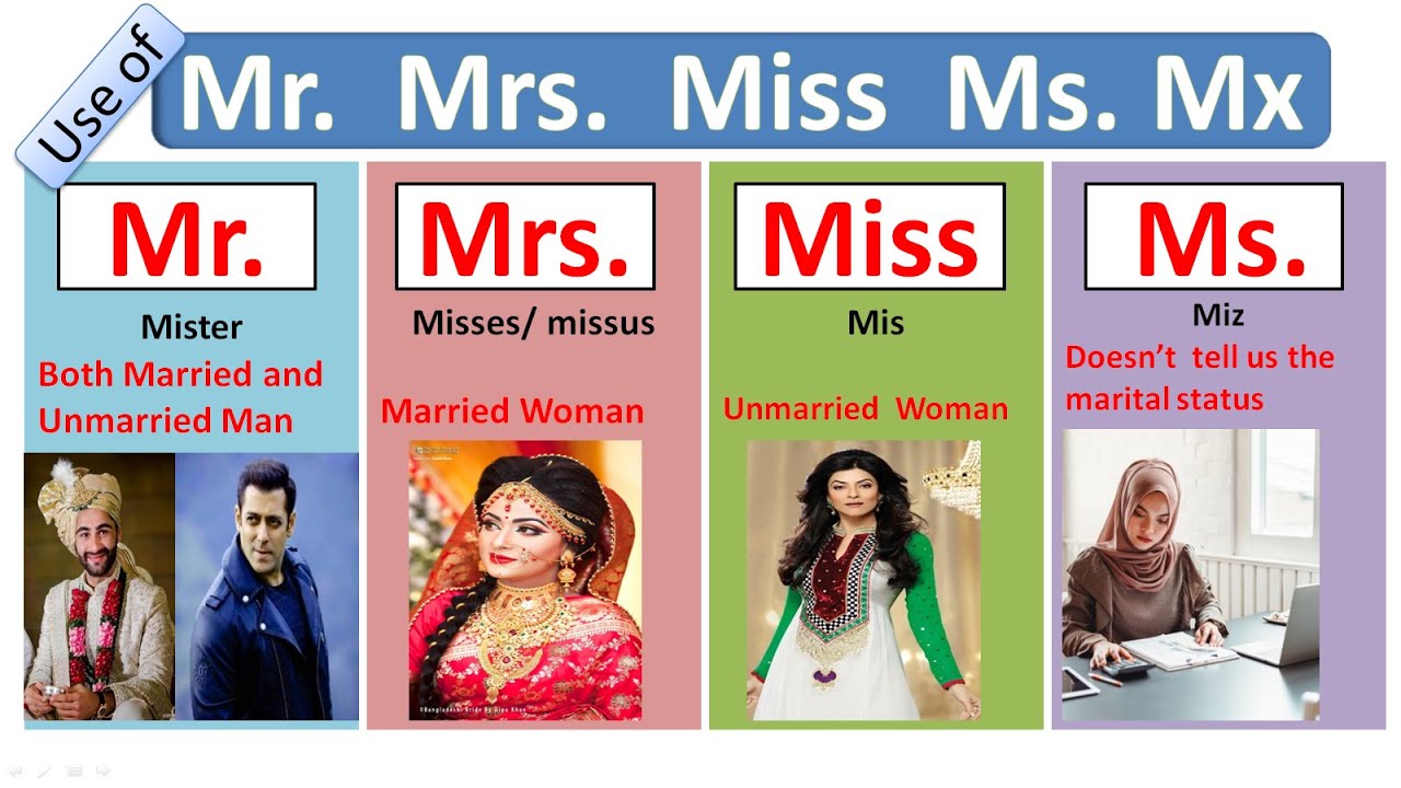 What Is The Difference Between Ms Mrs Miss At Karla Ted Blog