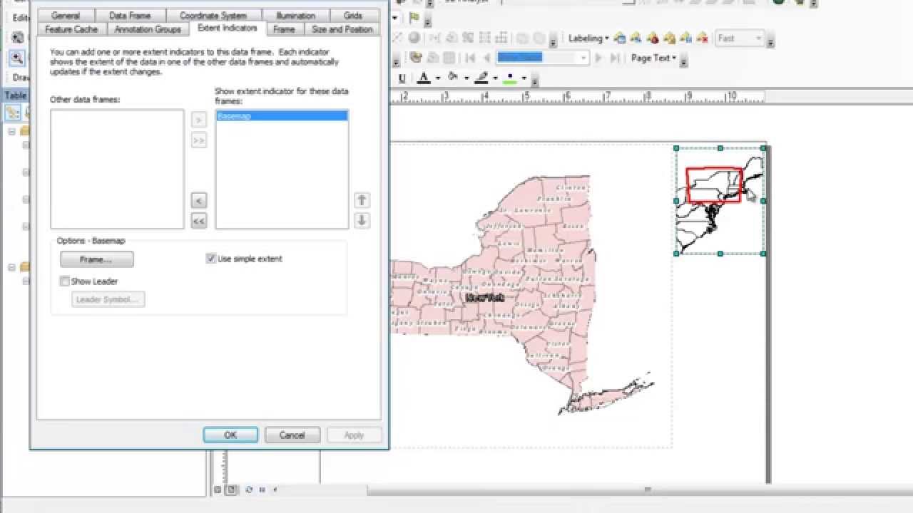 Gis Arcmap Overview Map Tutorial Youtube