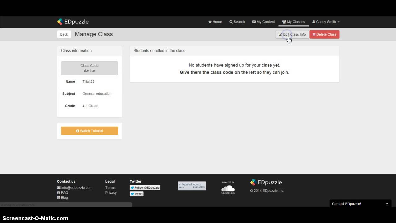 Edpuzzle Creating Classes Youtube