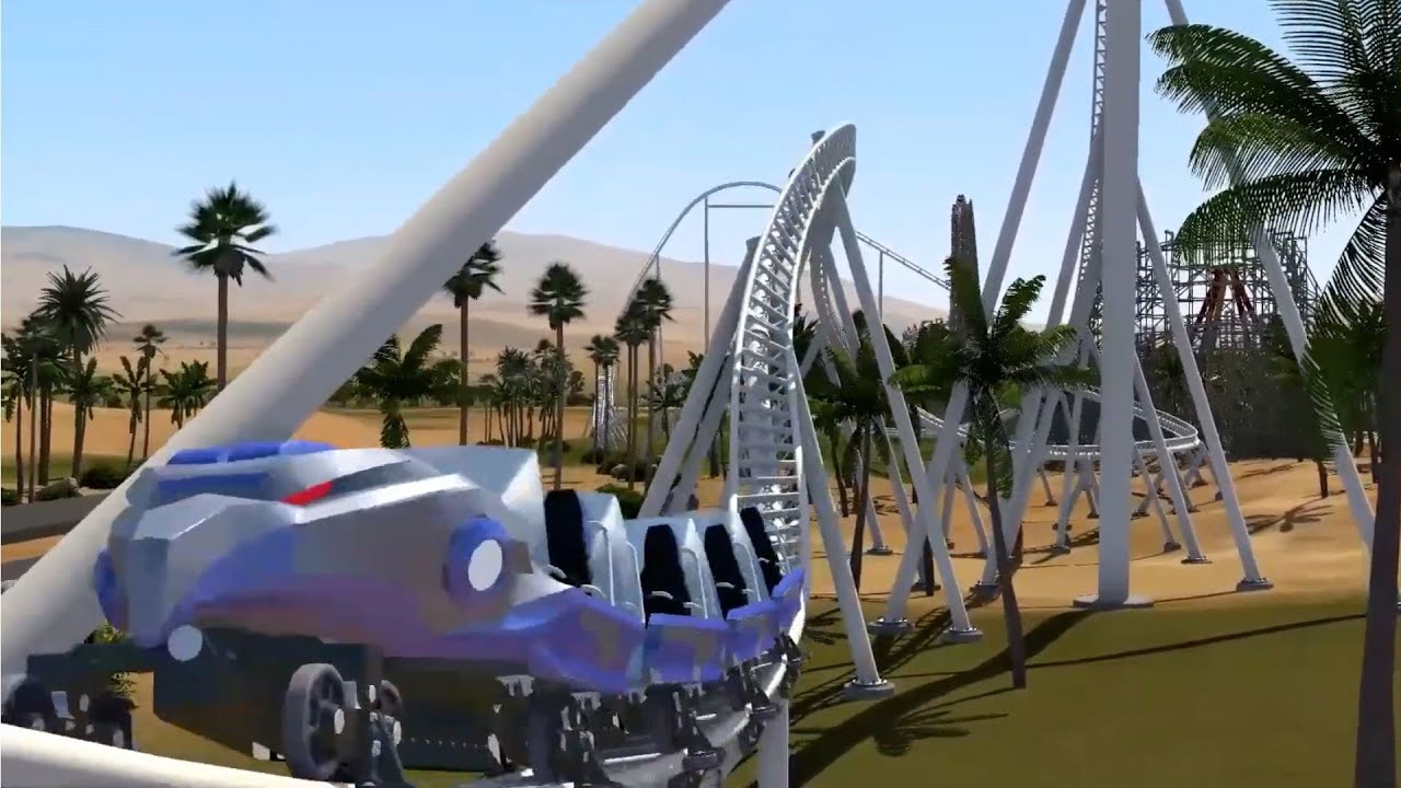 Falcon S Flight Official Pov Off Ride Animation Video Six Flags