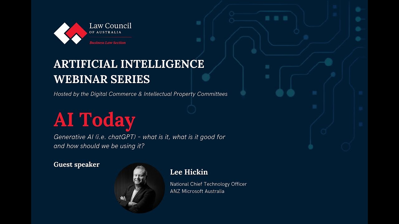 Artificial Intelligence Webinar Series Ai Today Youtube