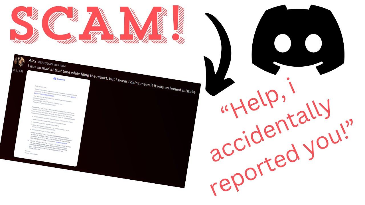 Do Not Fall For This Discord Scam Help I Accidentally Reported You