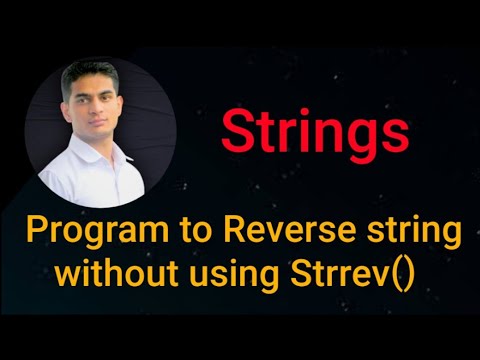 Program To Reverse String Without Using Inbuilt Function Strings In C