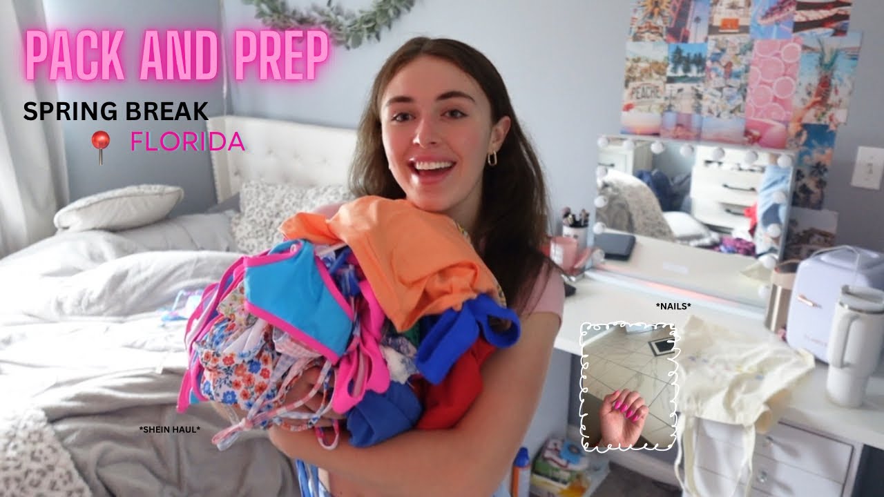 Pack And Prep With Me For Spring Break 2024 Youtube