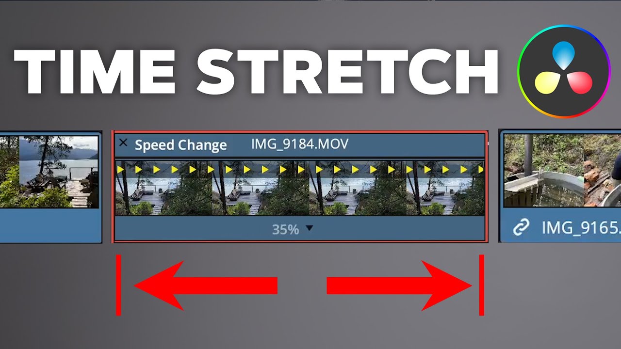 How To Use The Rate Time Stretch Tool In Davinci Resolve Timestretch