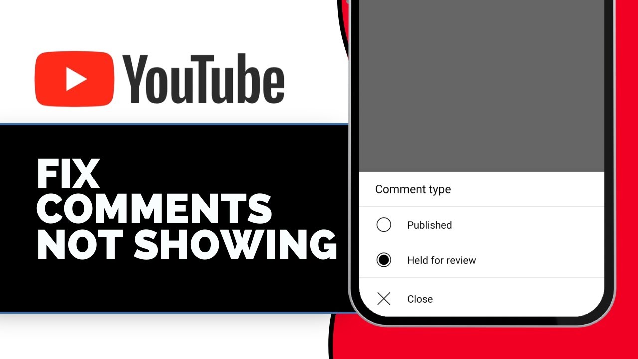How To Fix Youtube Comments Not Showing Mobile Solved Youtube