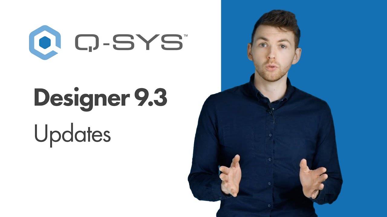 Updates In Q Sys Designer V9 3 Youtube