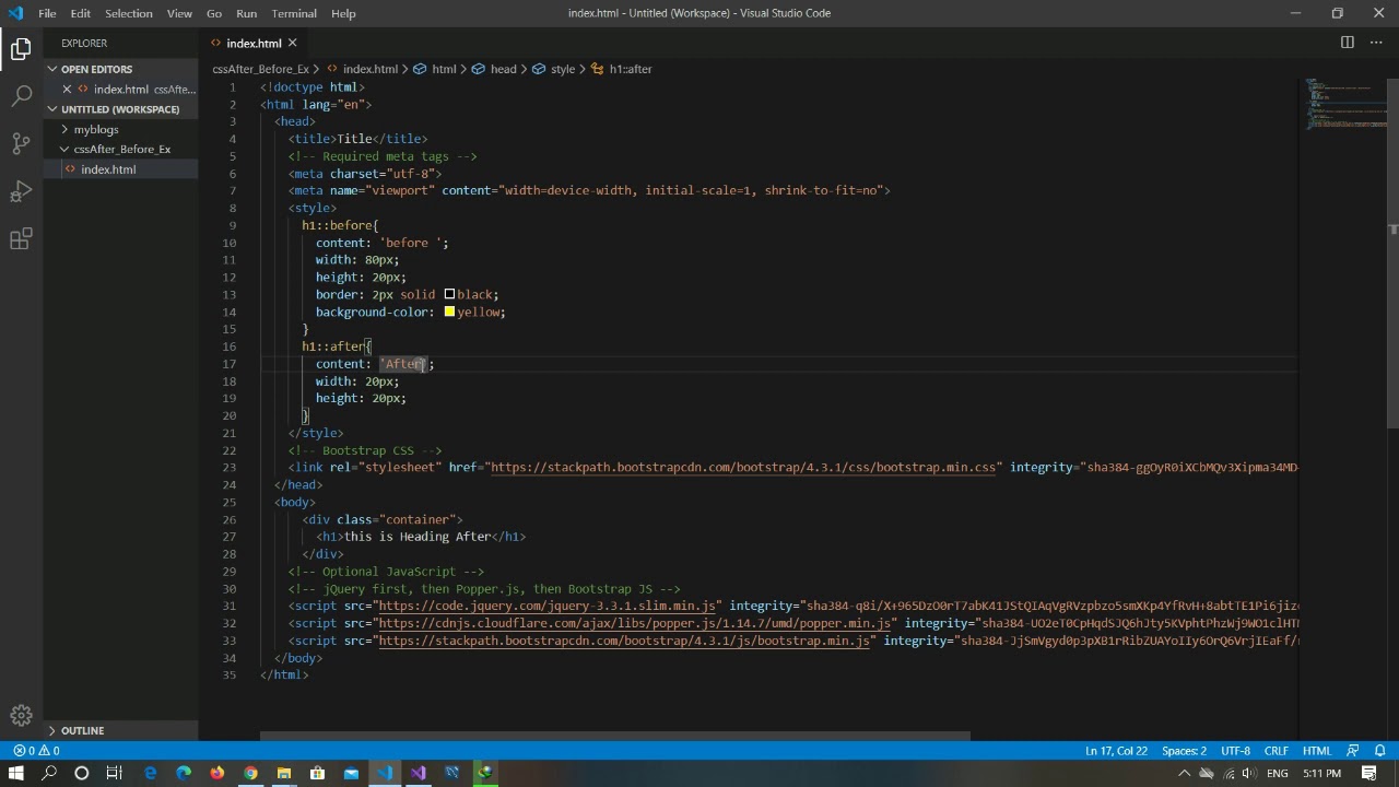 Bootstrap In Visual Studio Code Loamateur