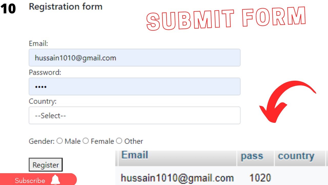 How To Insert Data In Database Using Php Mysql In Hindi Php Mysqli
