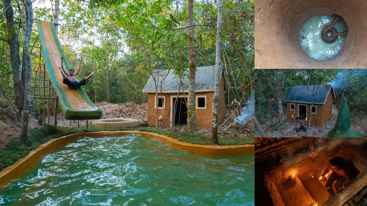 How To Build House Underground Tunnel Under Water Well House