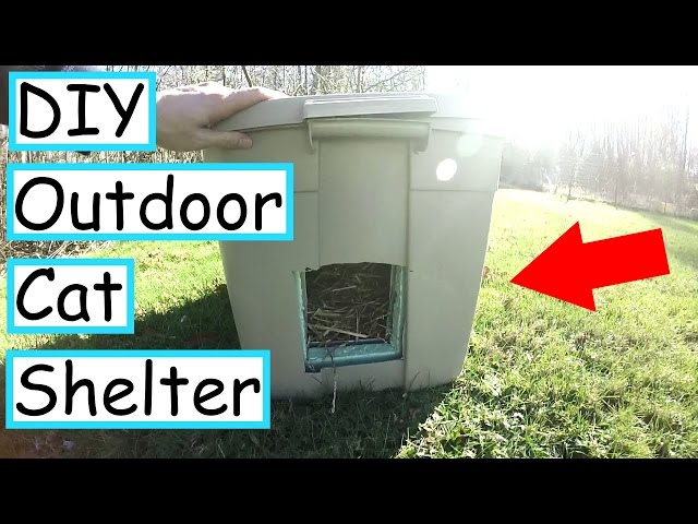 Diy Outdoor Cat House Easy Diy Cat House Using Rockever Kit By Fred