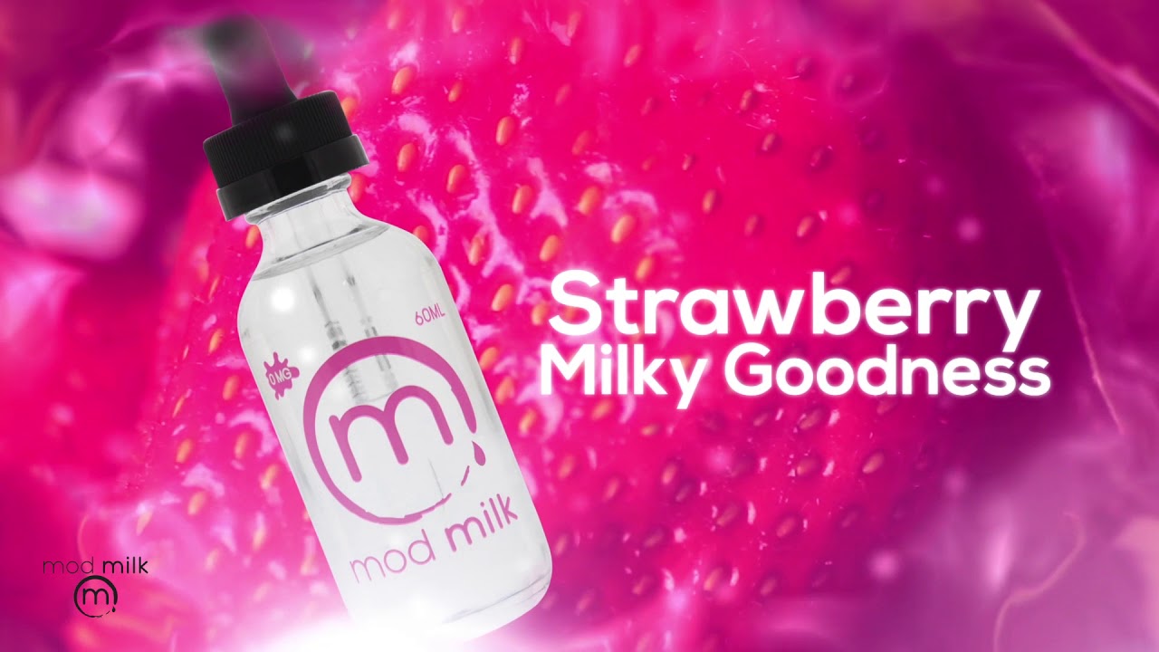 Strawberry Milky Goodness Mod Milk E Liquid Youtube