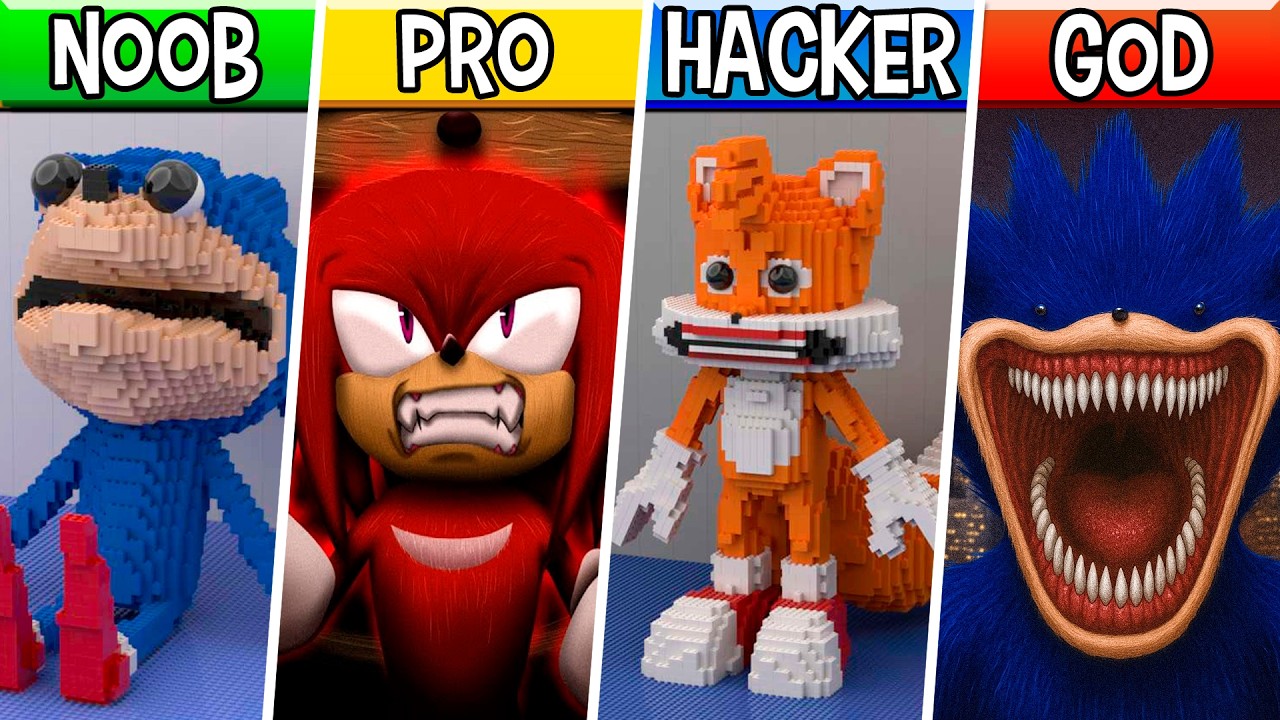 Lego All Characters In Shin Sonic Tapes Season 2 Noob Pro Hacker