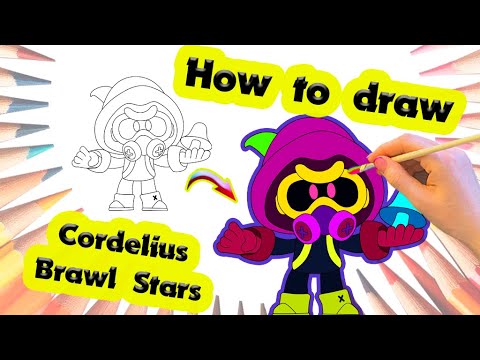 How To Draw Cordelius Brawl Stars Youtube