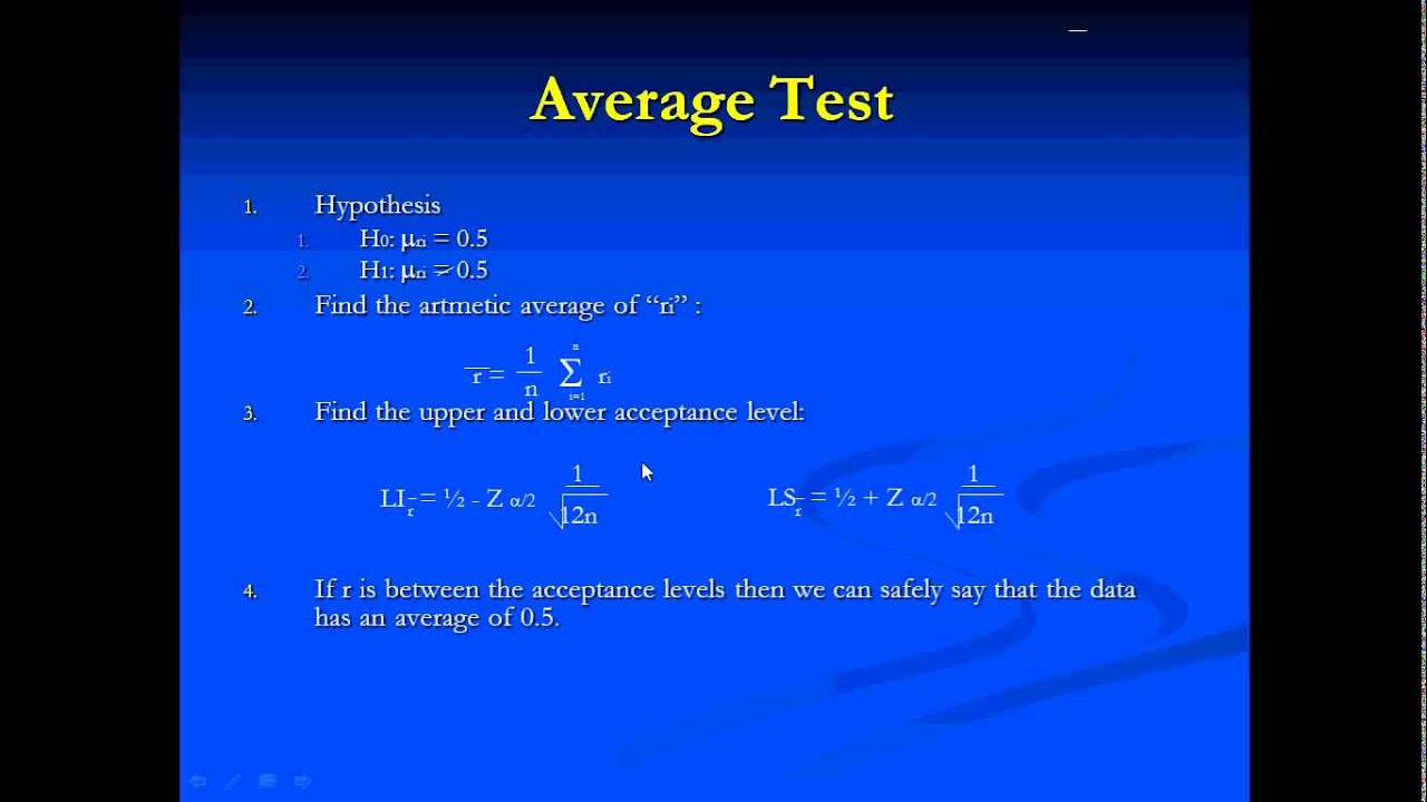 Simulation Random Variables Part 1 Youtube