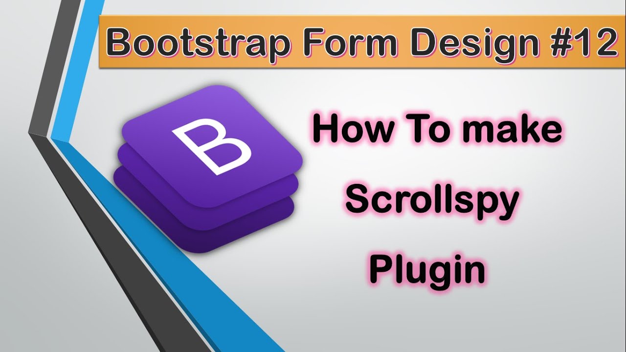 How To Make Scrollspy Plugin Using Bootstrap 12 Youtube