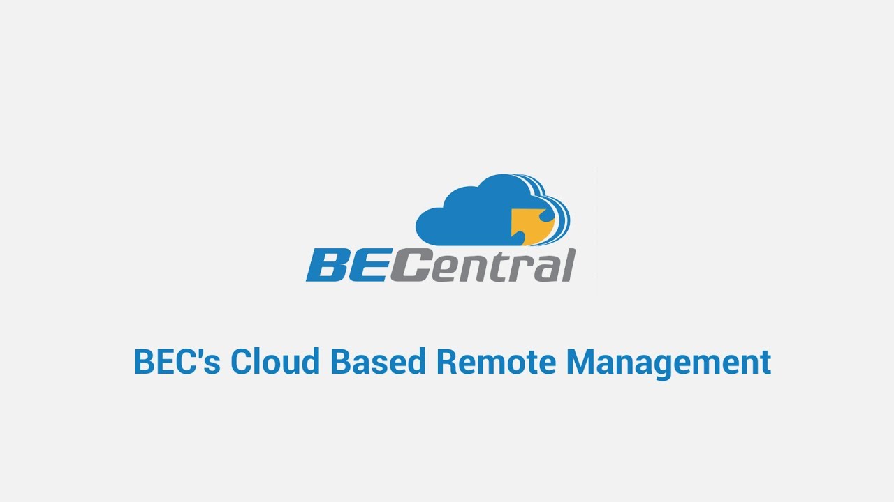Becentral Cloud Management System Youtube