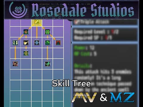 Rosedale Skill Tree Mv Mz Youtube