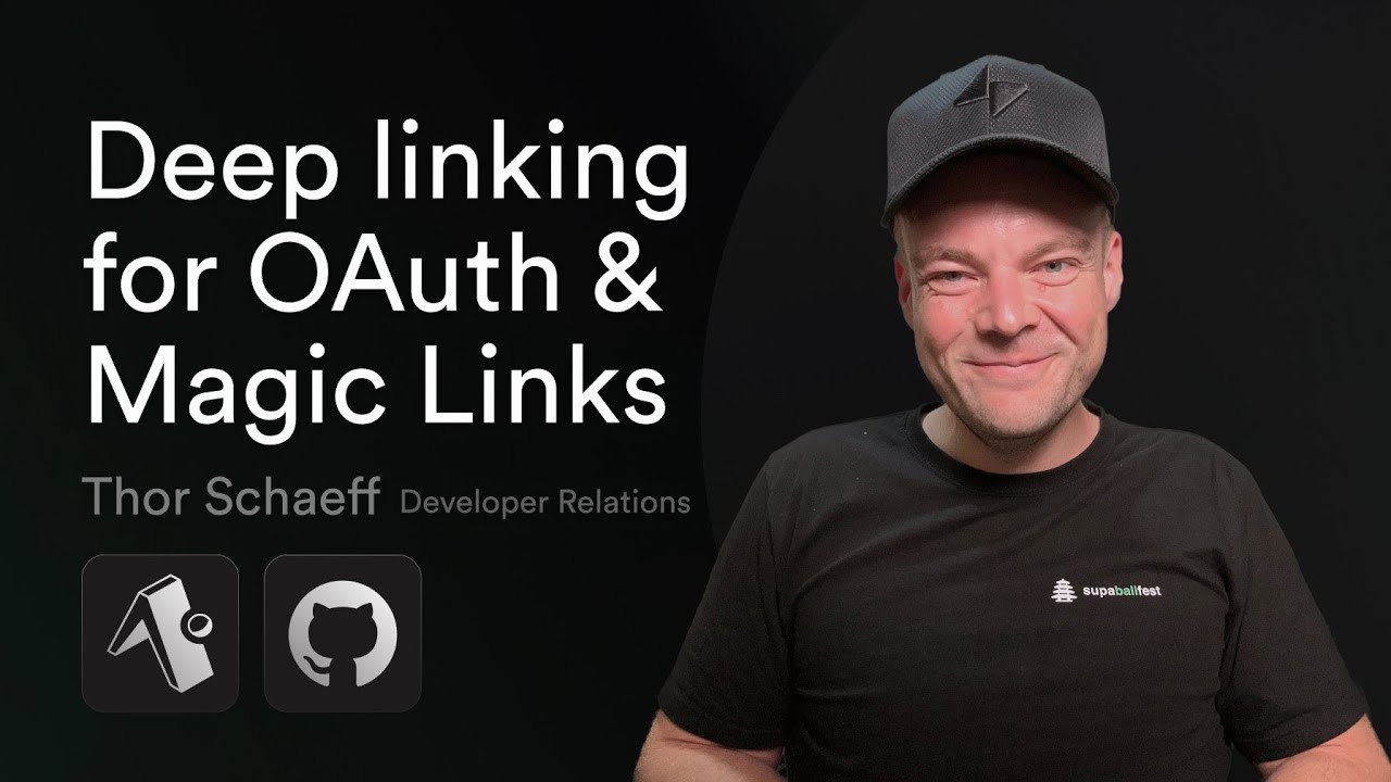 Auth Deep Linking In Expo React Native Youtube
