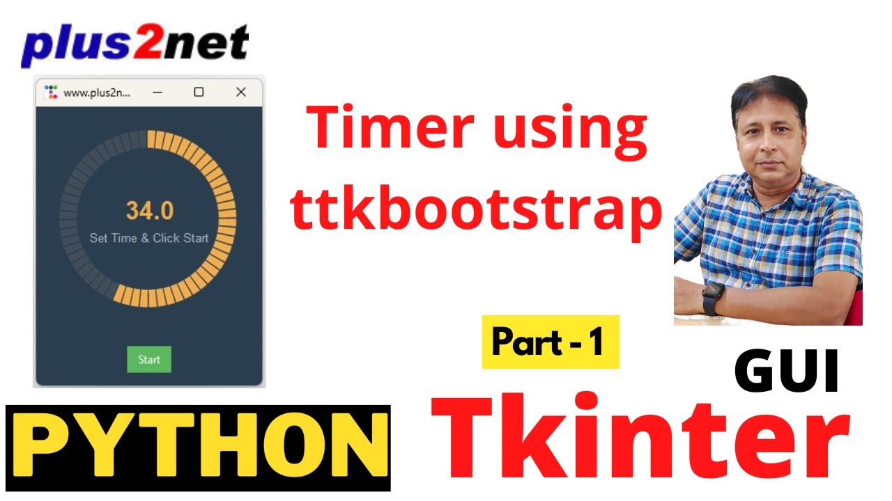 Create An Interactive Countdown Timer In Tkinter Using Ttkbootstrap