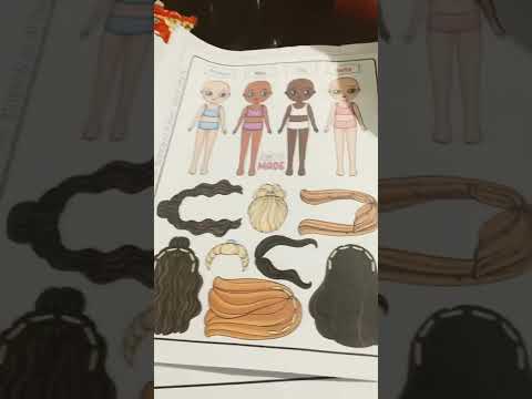 Kate Made Paper Dolls Part 1 2 Youtube