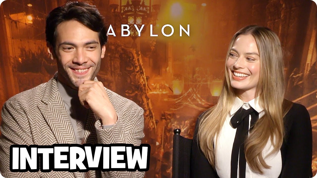 Babylon Margot Robbie Diego Calva Official Interview Youtube
