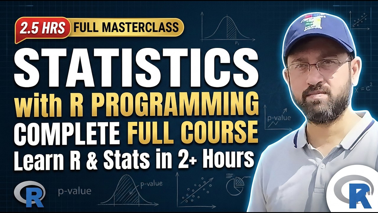 R For Data Science Statistics Full Course Statistical Data Analysis