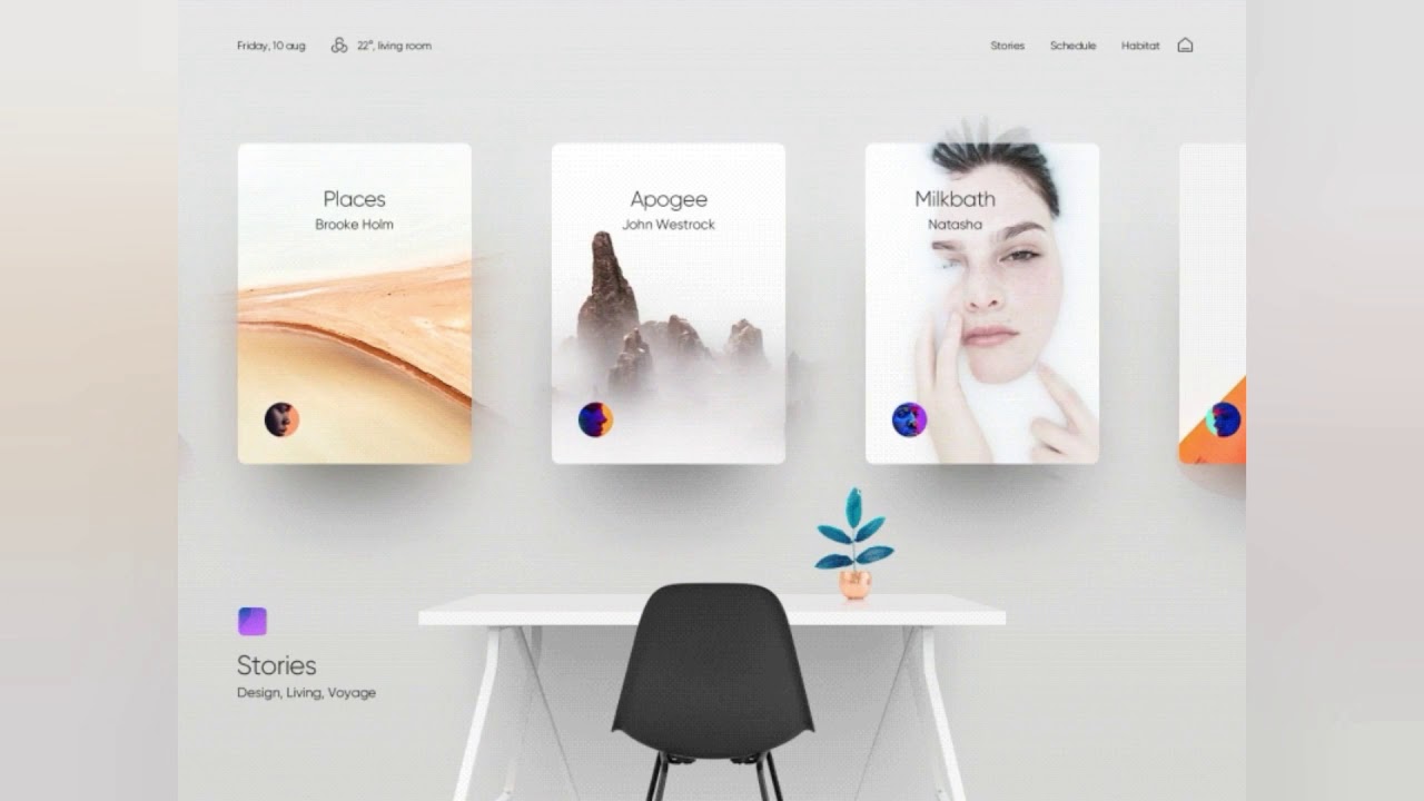 Dribbble Top 10 Interaction Concepts Web Design Trends 2020 Youtube