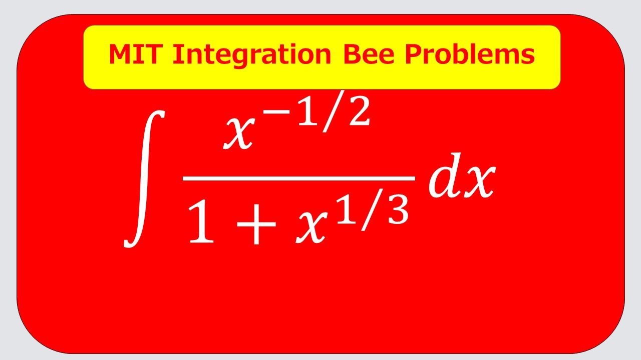 Mit Integration Bee Problems 2006 2 Youtube