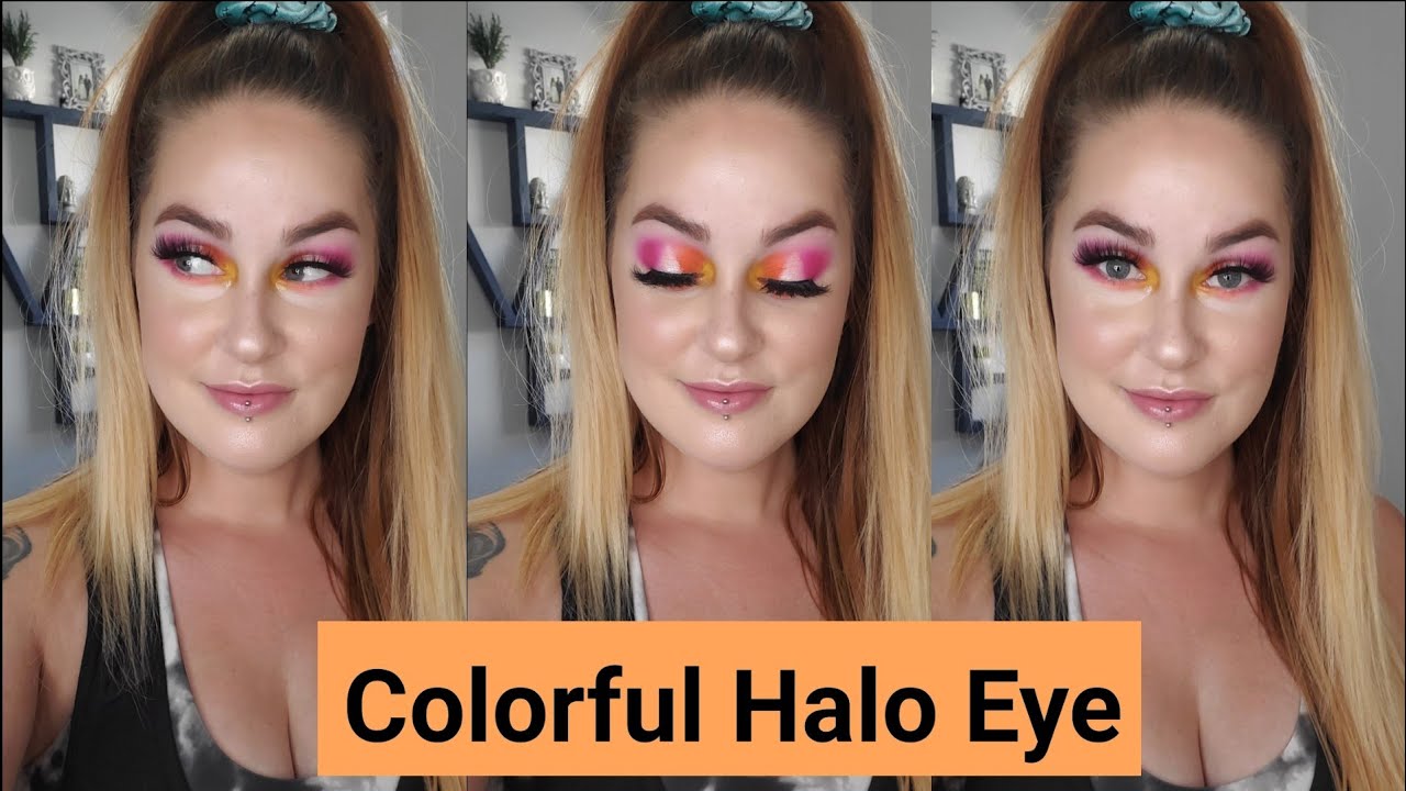 Colorful Halo Eye Tutorial Youtube