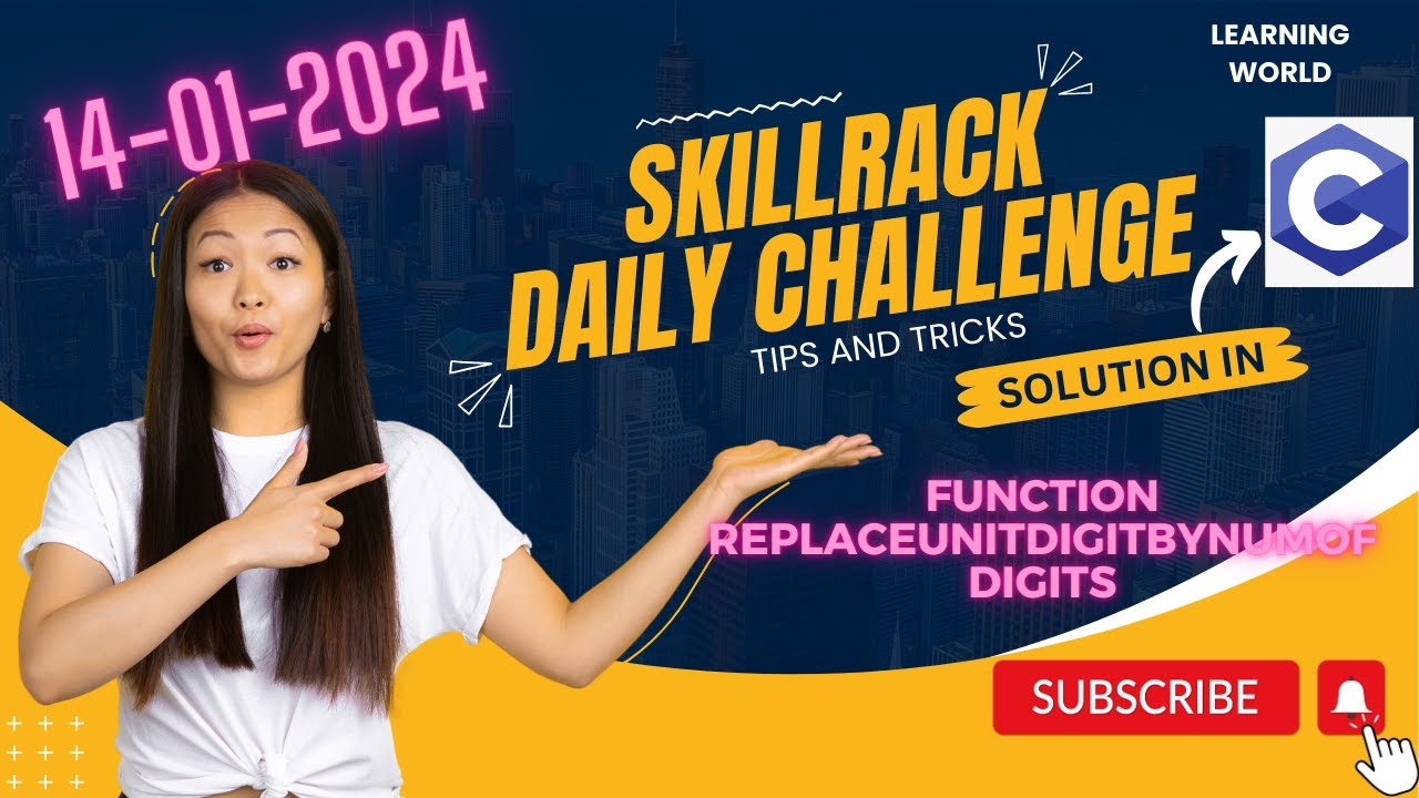 Skillrack Daily Challenge Today S Solution Function