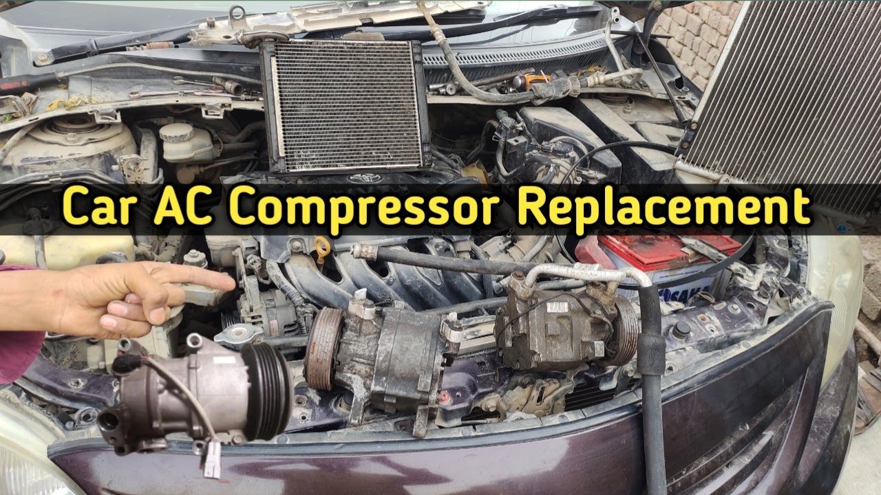 How To Replace Ac Compressor In Your Car Toyota Corolla Ac Compressor