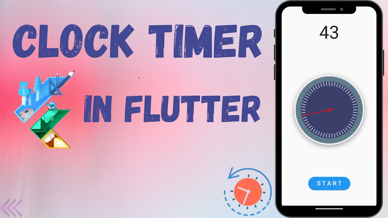 Timer Clock Flutter Widget Countdown Timer Youtube