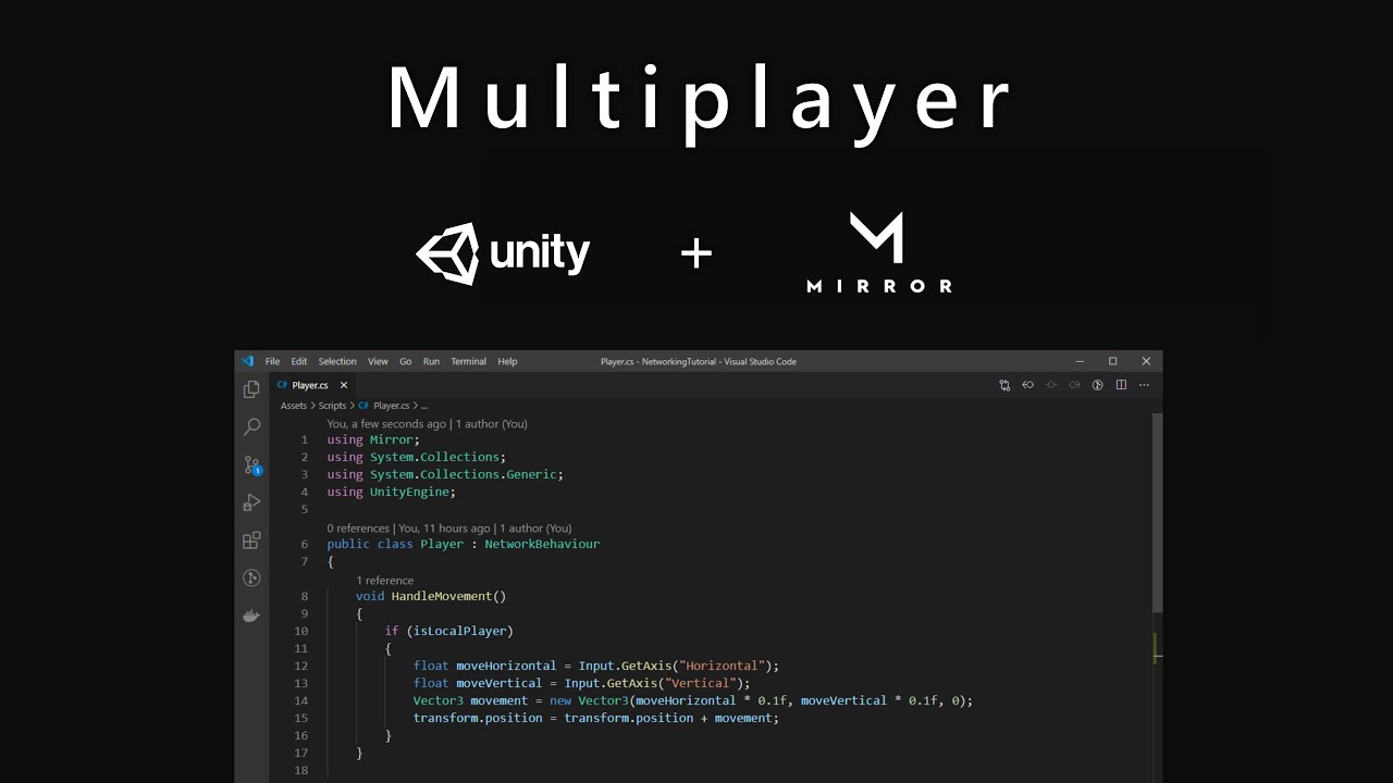 How To Build A Multiplayer Game With Unity Mirror Youtube