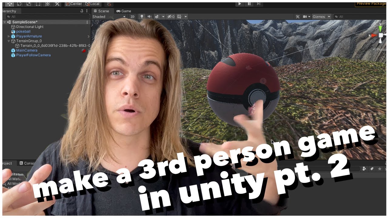 Make A Third Person Game In Unity Pt 2 Importing Models Trees