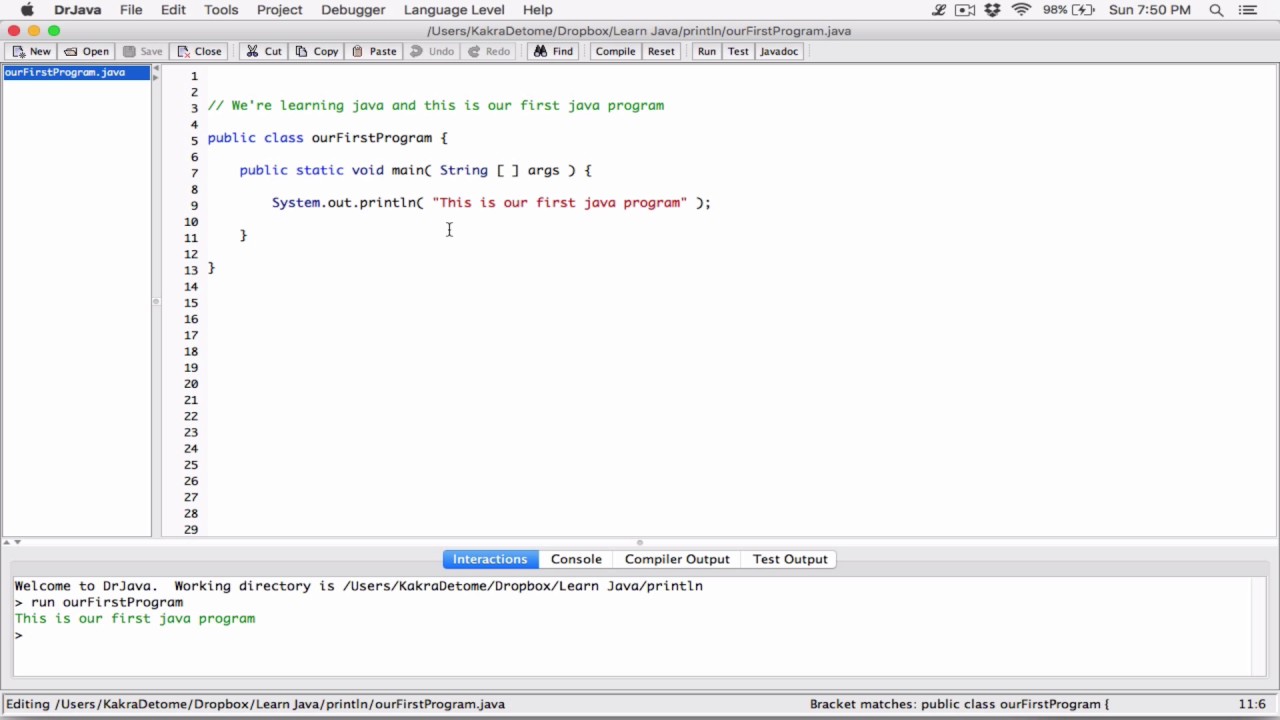 4 The System Out Println Statement Learn Java Youtube