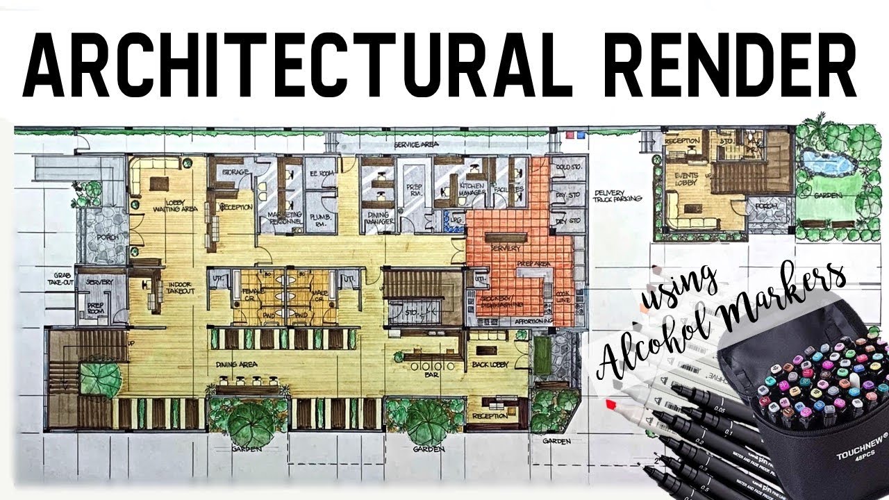 Marker Rendering Floor Plan