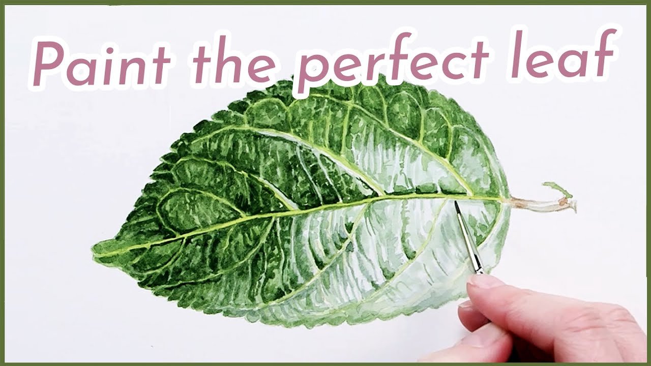 Realistic Leaf Painting At Paula Banks Blog